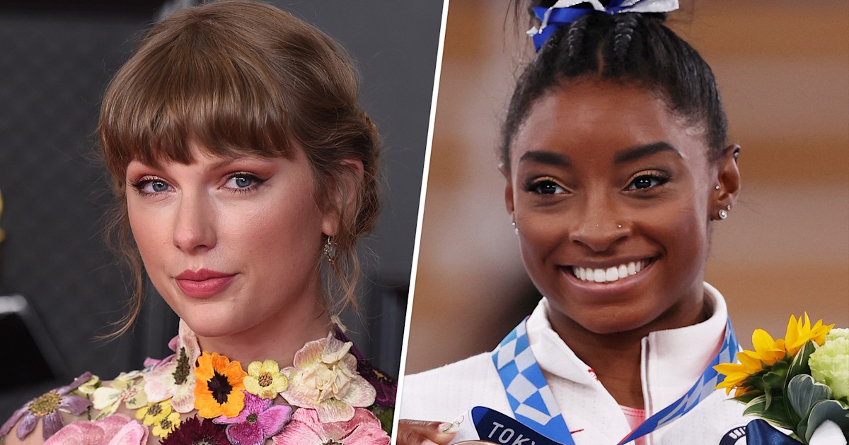 Taylor Swift shares sweet message with Simone Biles