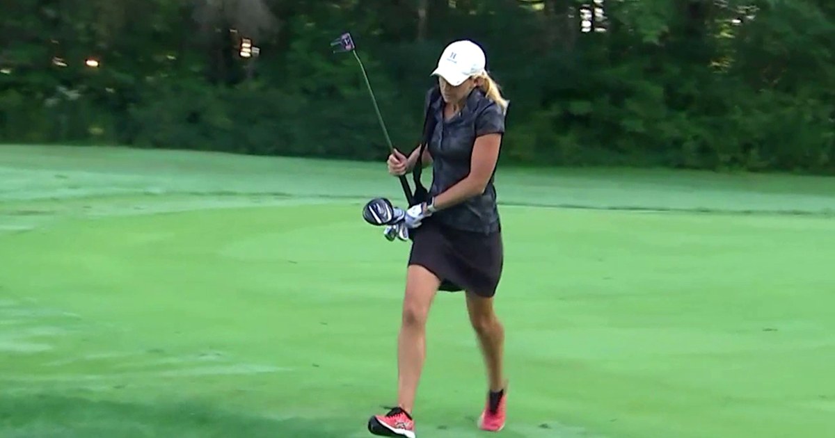 Welcome to speedgolf, where 18 holes take only 50 minutes