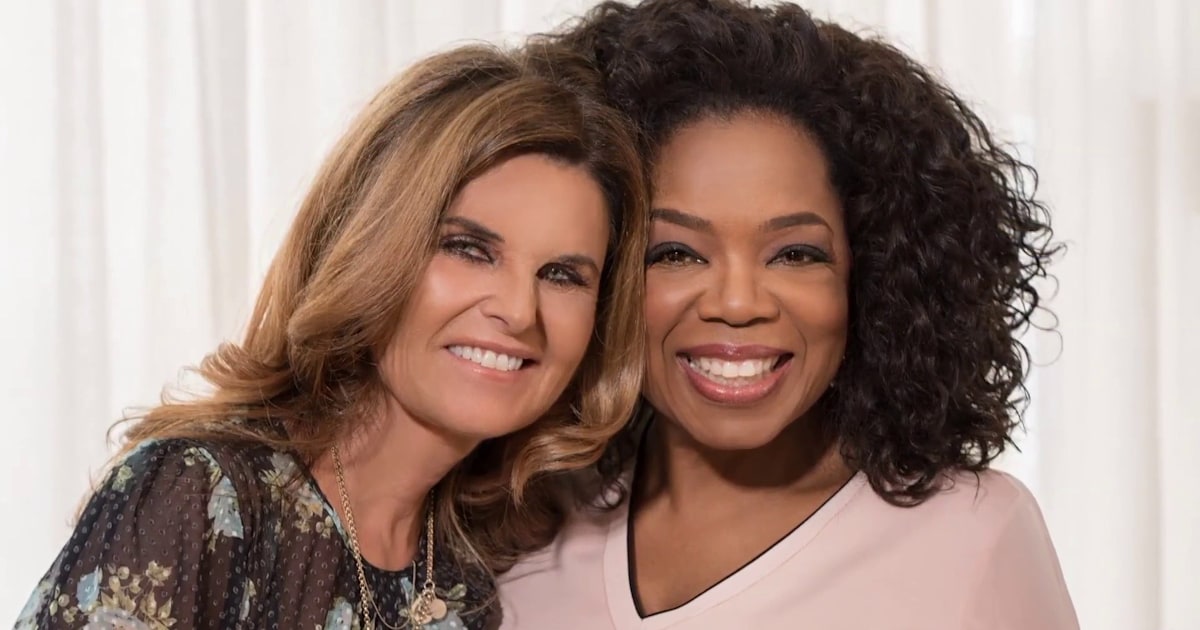 Maria Shriver and Oprah Winfrey talk to Hoda Kotb about their long friendship