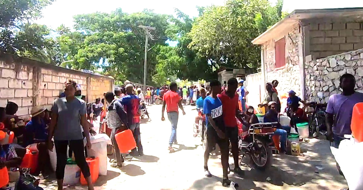 Desperate conditions in Haiti are driving thousands to flee to US