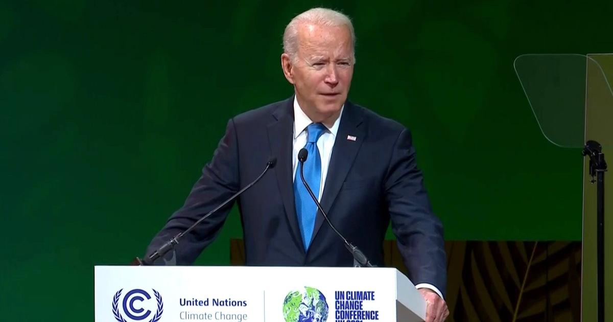 Biden calls climate change challenge of our collective lifetime