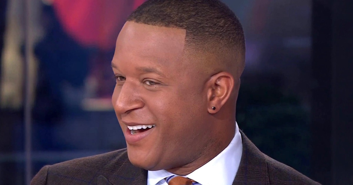 Craig Melvin explains the story behind his new earring