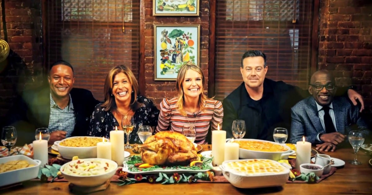 TODAY anchors gather for ‘Friendsgiving’ potluck