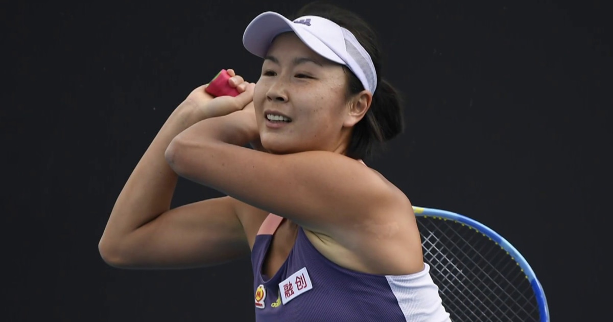 Chinese tennis star Peng Shuai hasn’t been seen in 2 weeks, raising ...