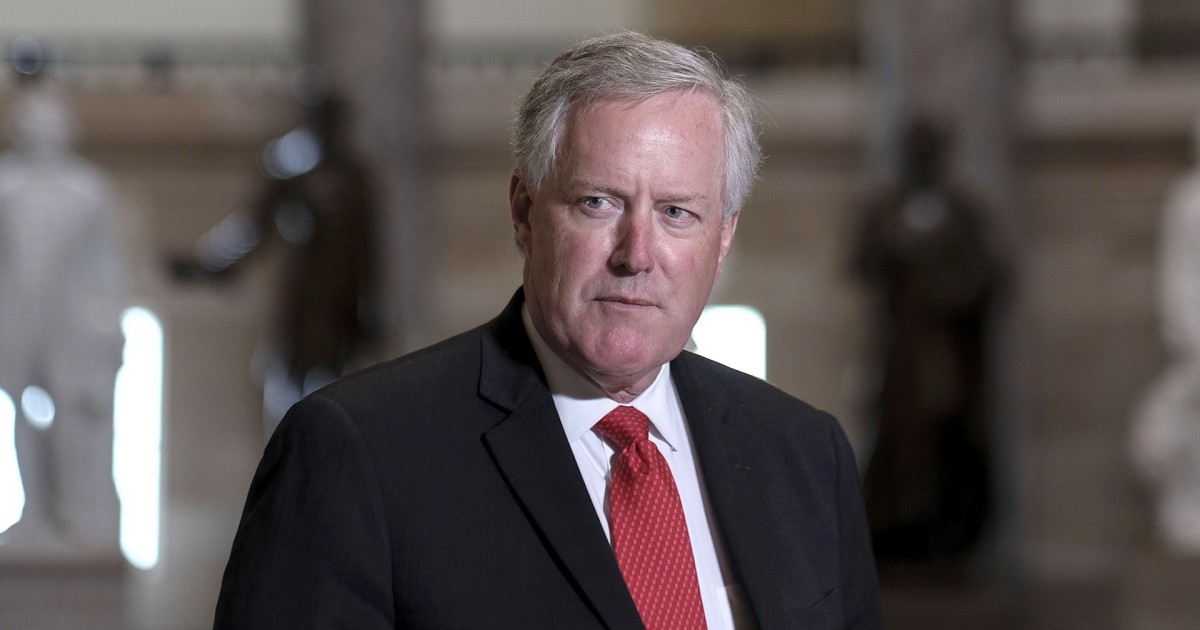 House finds Mark Meadows in contempt of Congress