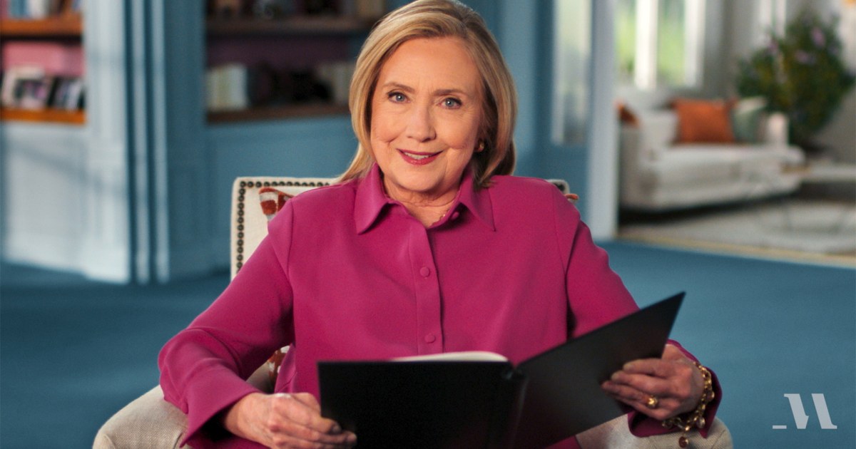 Hillary Clinton reads parts of the victory speech she hoped to deliver ...