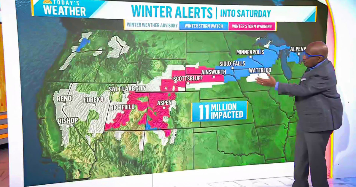 Al Roker’s weather forecast on TODAY: Dec. 9, 2021