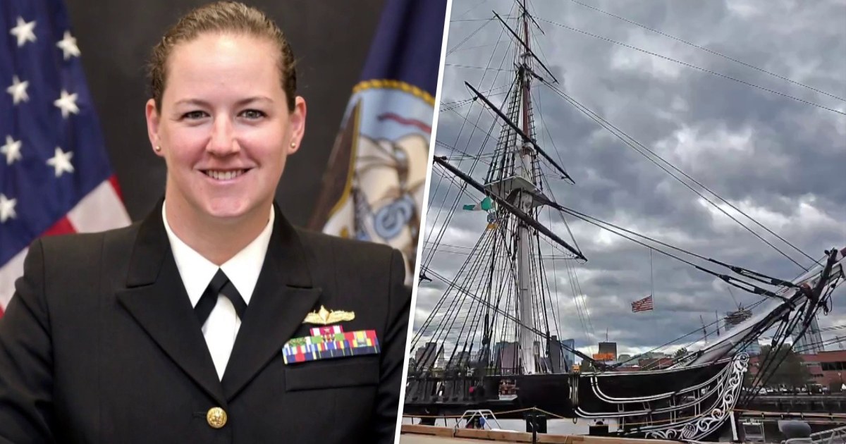 First woman to become commanding officer of USS Constitution