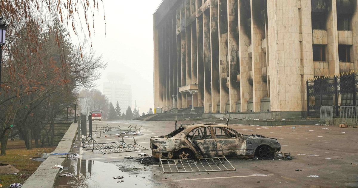 Kazakhstan leader gives shoot-to-kill order following protests