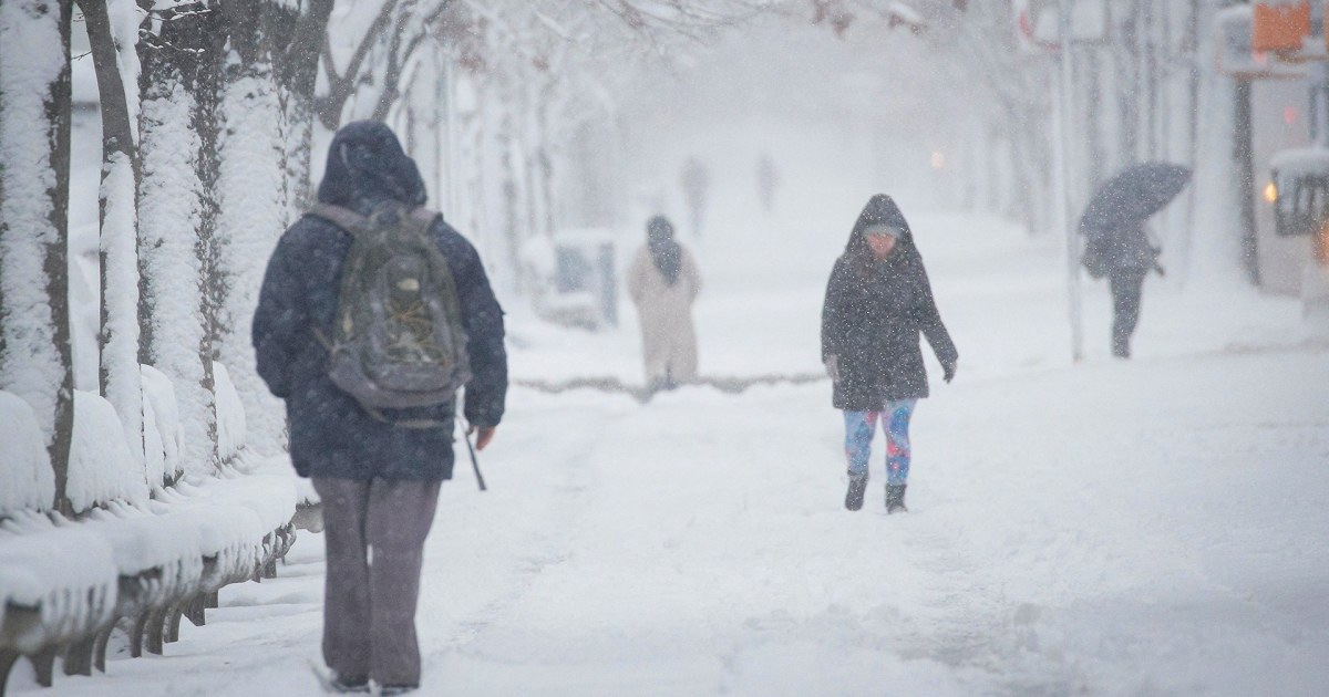 Freezing cold weather grips the Northeast ahead of polar vortex