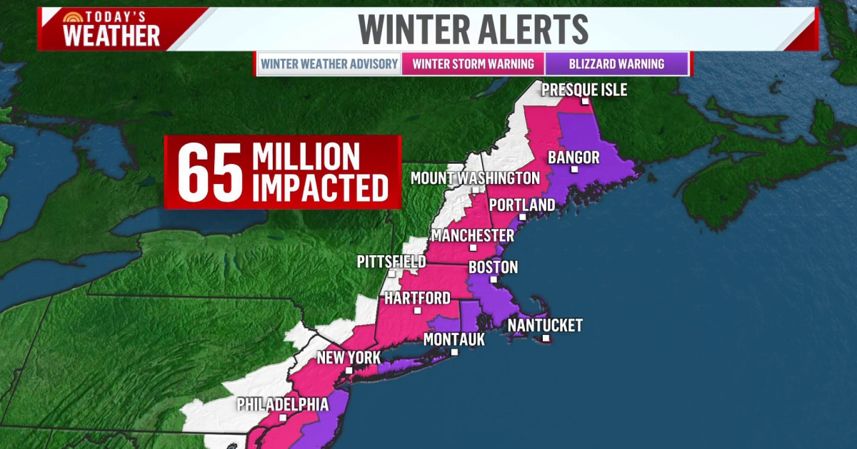 Get the latest updates on today’s winter storm