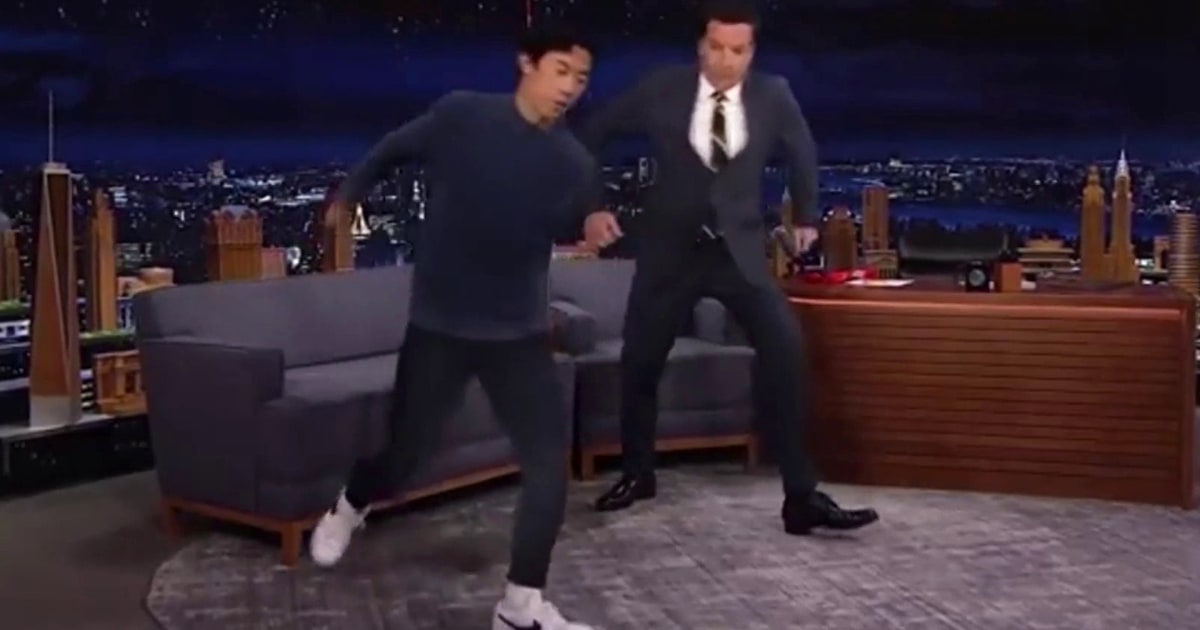 Nathan Chen shows Jimmy Fallon how to land the perfect axel