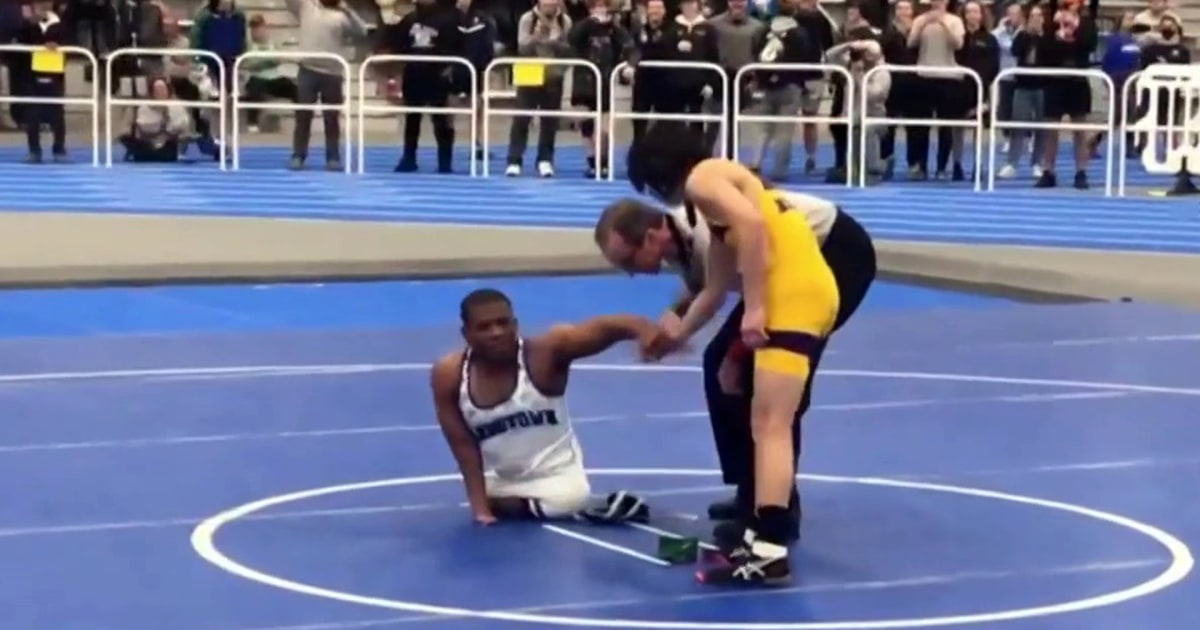 Watch: Student athlete born without right leg wins wrestling state ...