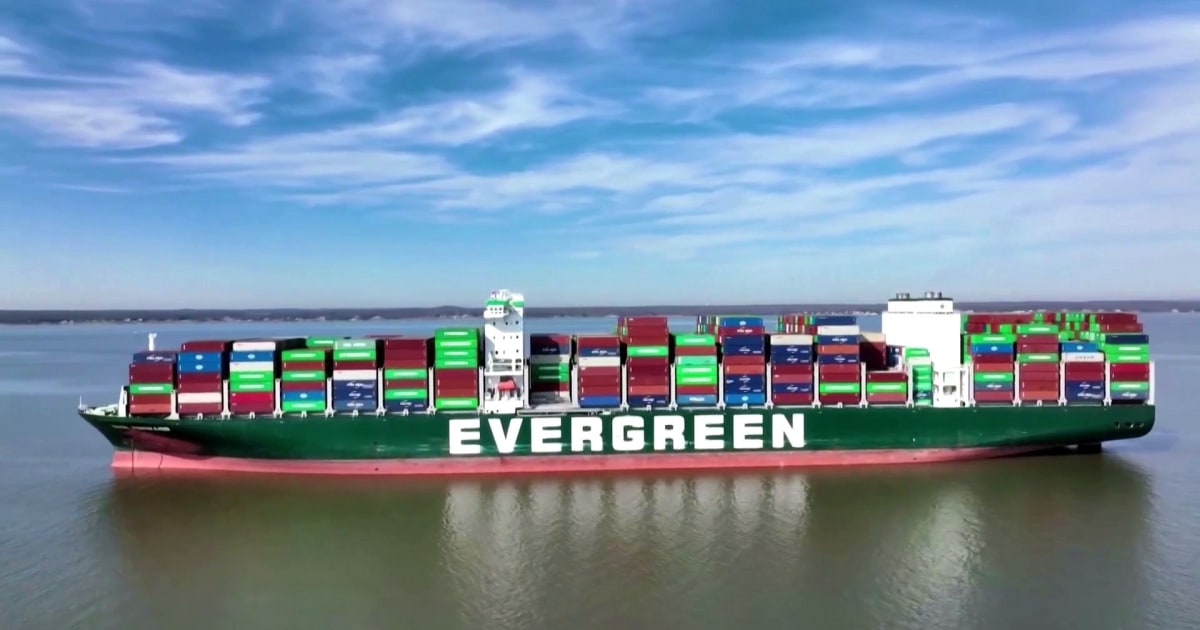 Ever Forward cargo ship still stuck in Chesapeake Bay after 8 days
