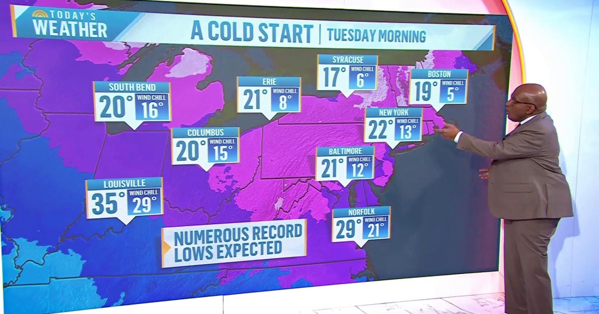 Northeast expected to see record low temps as spring begins