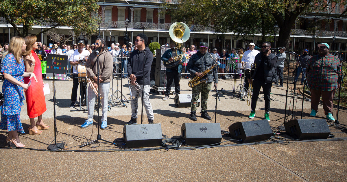NOLA local band, The Soul Rebels, perform original song on TODAY