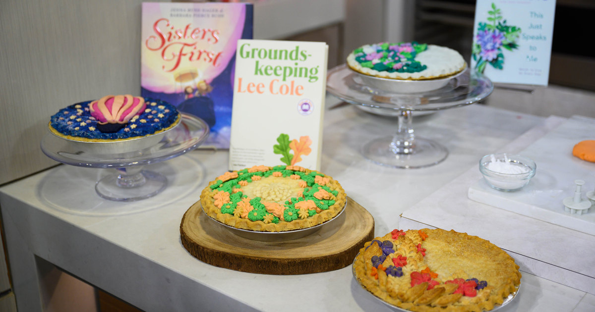 ‘Pie Lady’ shows how she makes her famous book cover inspired pies