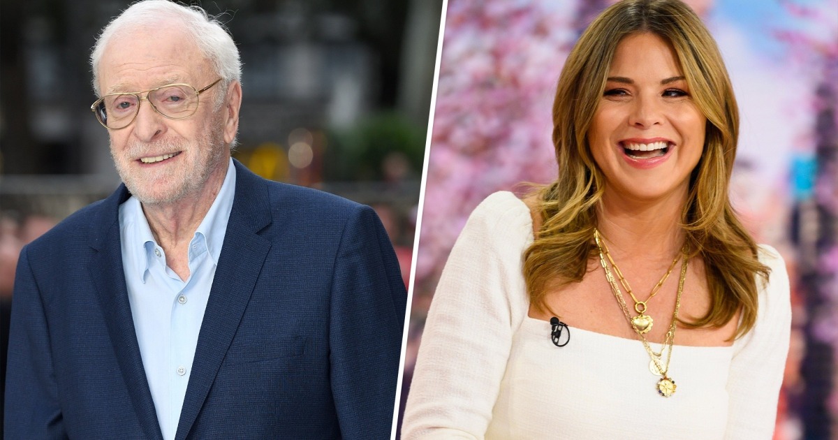Who's your zaddy? For Jenna Bush Hager it's Michael Caine
