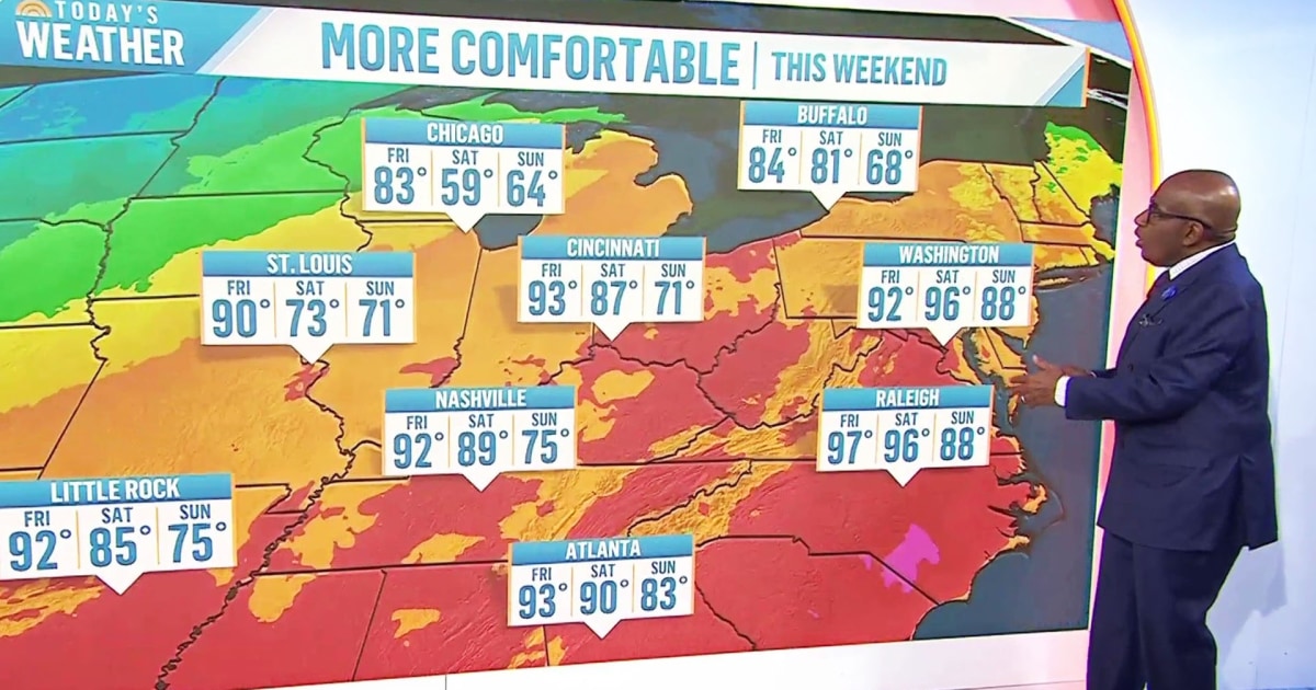 Record heat continues to spread across the US