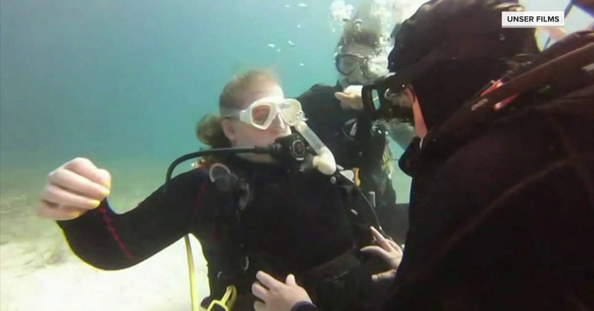 Woman with rare disorder finds healing through scuba diving