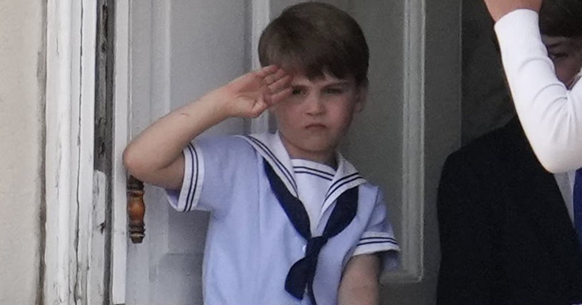 Did Prince Louis wear a hand-me-down from dad, Prince William?