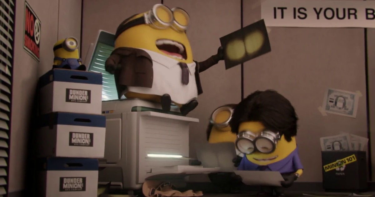 Minions hilariously re-create ‘The Office’ opening intro