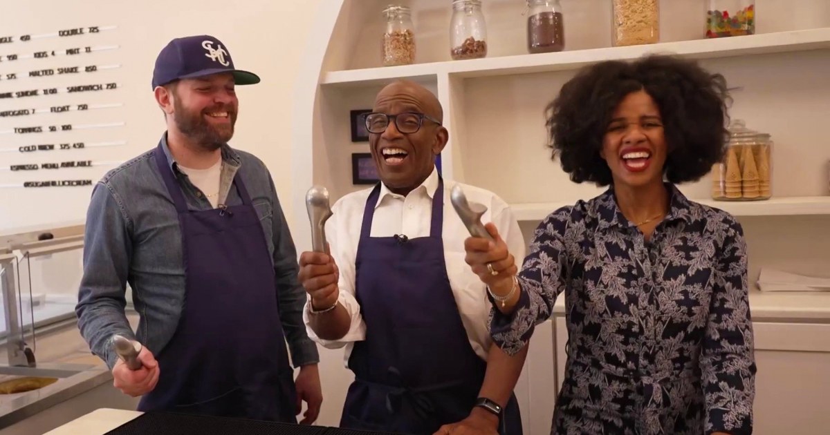 Al Roker gets signature flavor from NYC ice cream shop