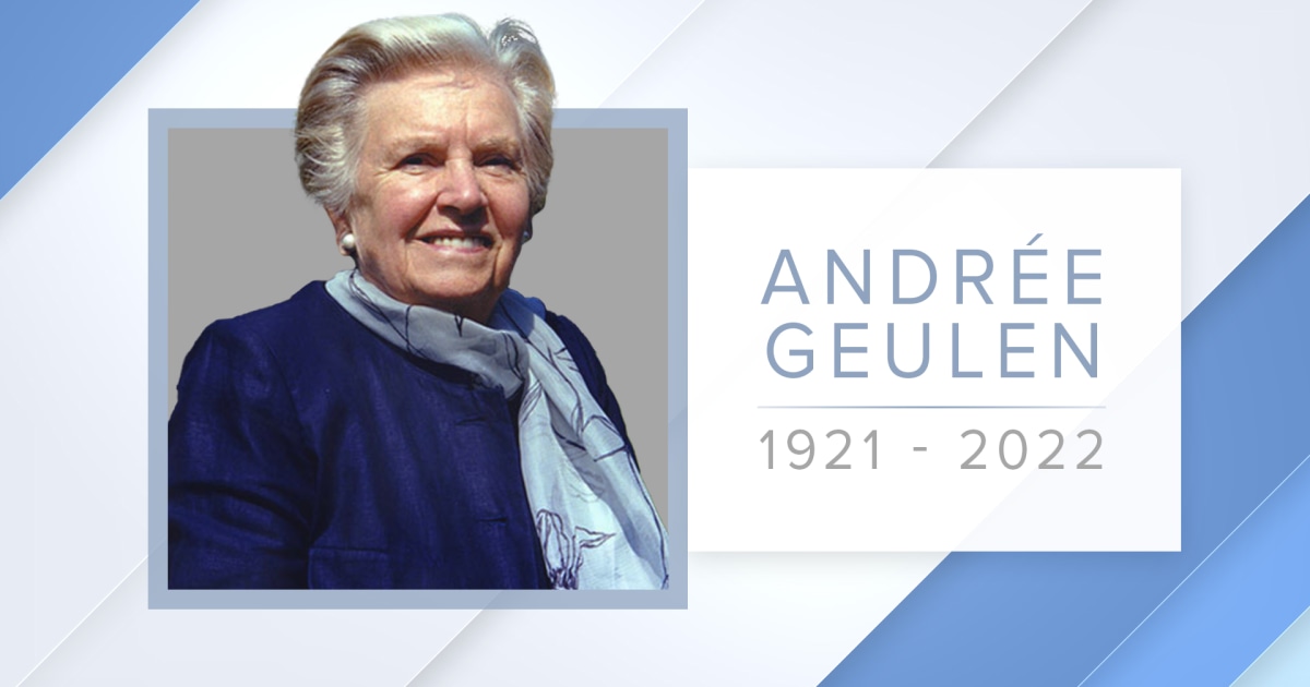 Andrée Geulen, teacher who saved Jewish children, dies age 100