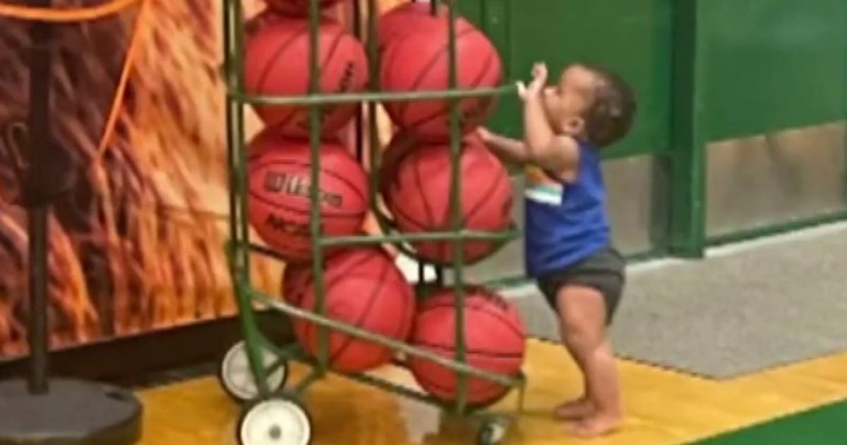 Coach’s newborn baby brings joy to college basketball team