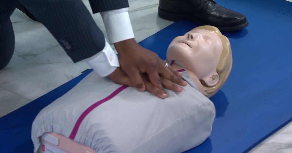 How to administer ‘hands-only’ CPR in a heart emergency