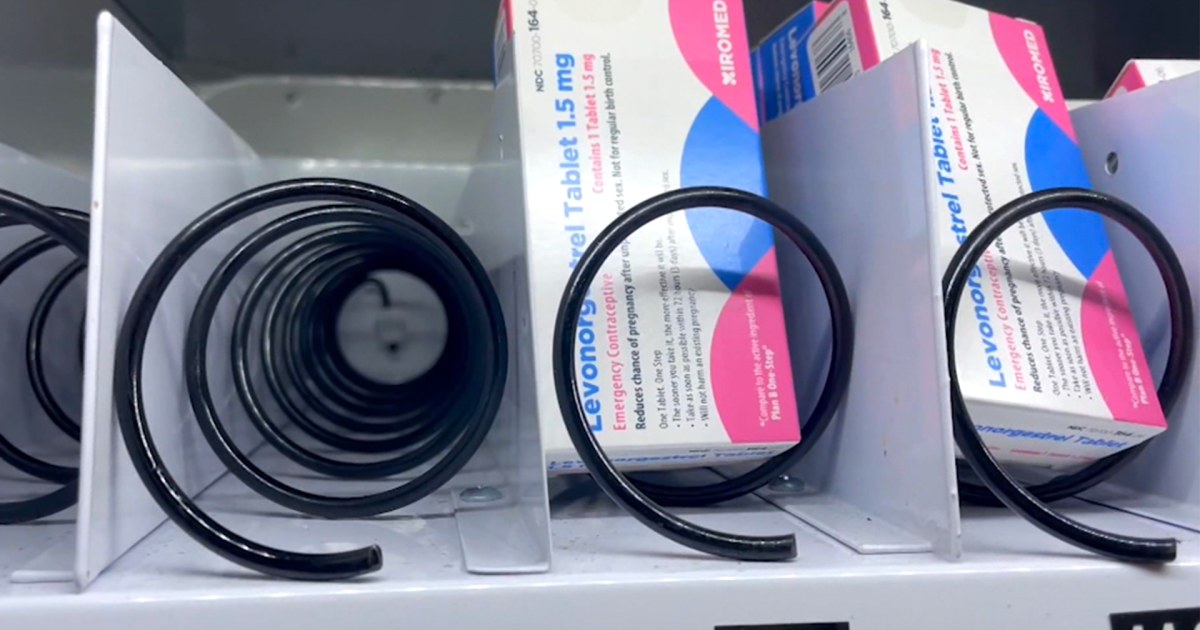 Boston University installs emergency birth control vending machine