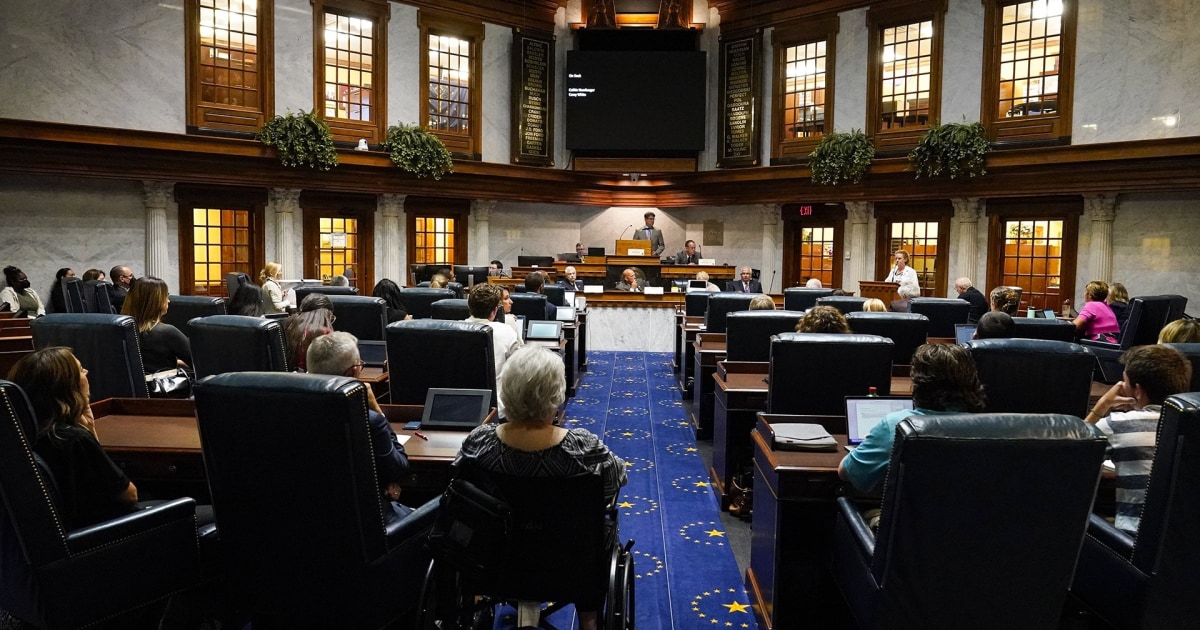 Indiana outlaws abortion, marking 1st state since Roe decision