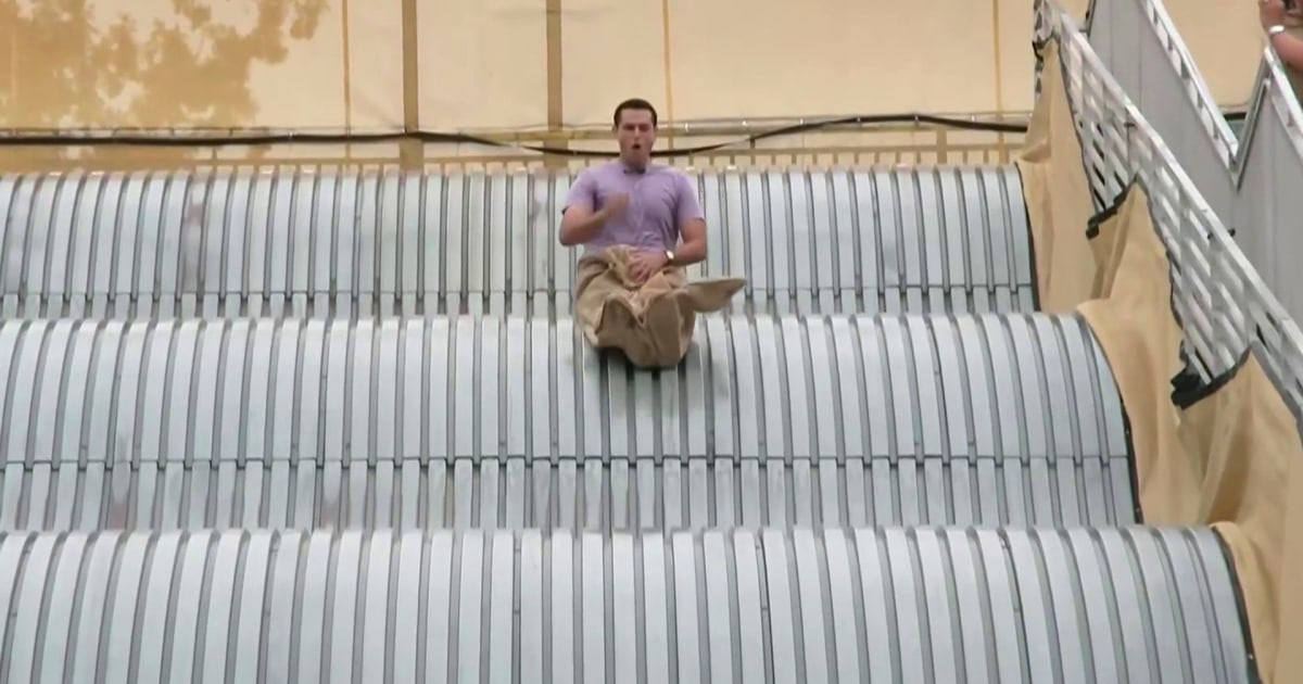 Detroit’s viral giant slide reopens after a bumpy start