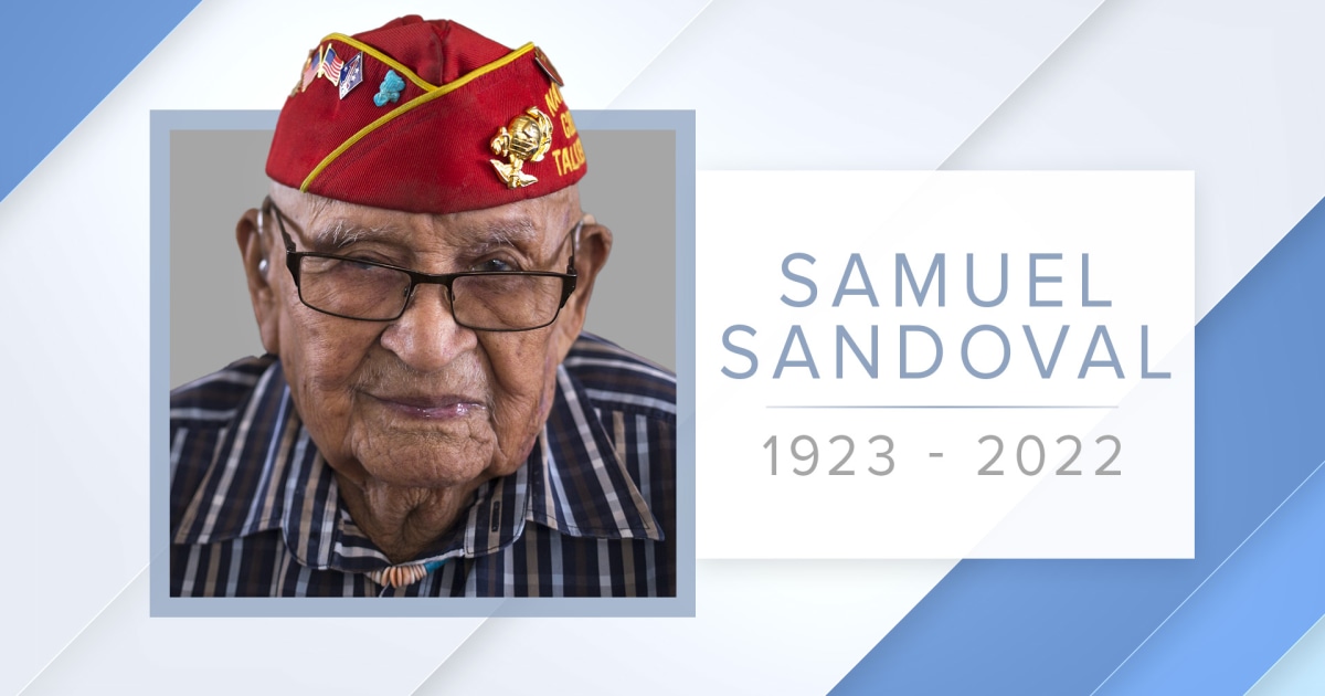 Samuel Sandoval, Code Talker from WWII, dies at 98