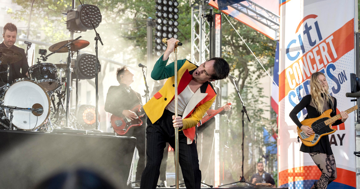 Panic! At the Disco performs hit song ‘High Hopes’ live on TODAY