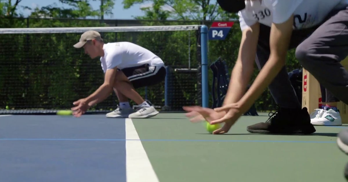 What does it take to be a tennis ball person at the US Open?