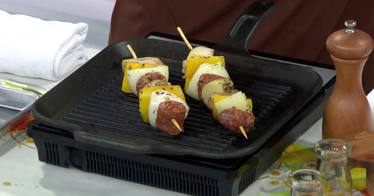 Chicken giambotta skewers, loaded croquettes: Get the recipes!