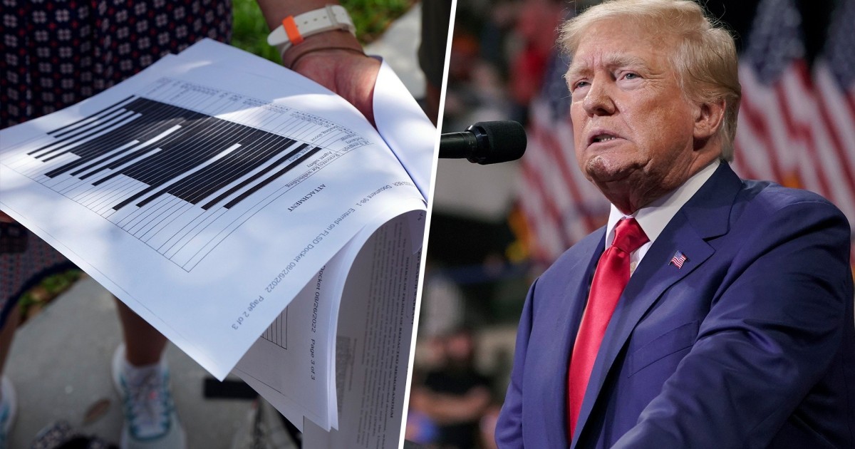 Trump documents contained nuclear info: Washington Post