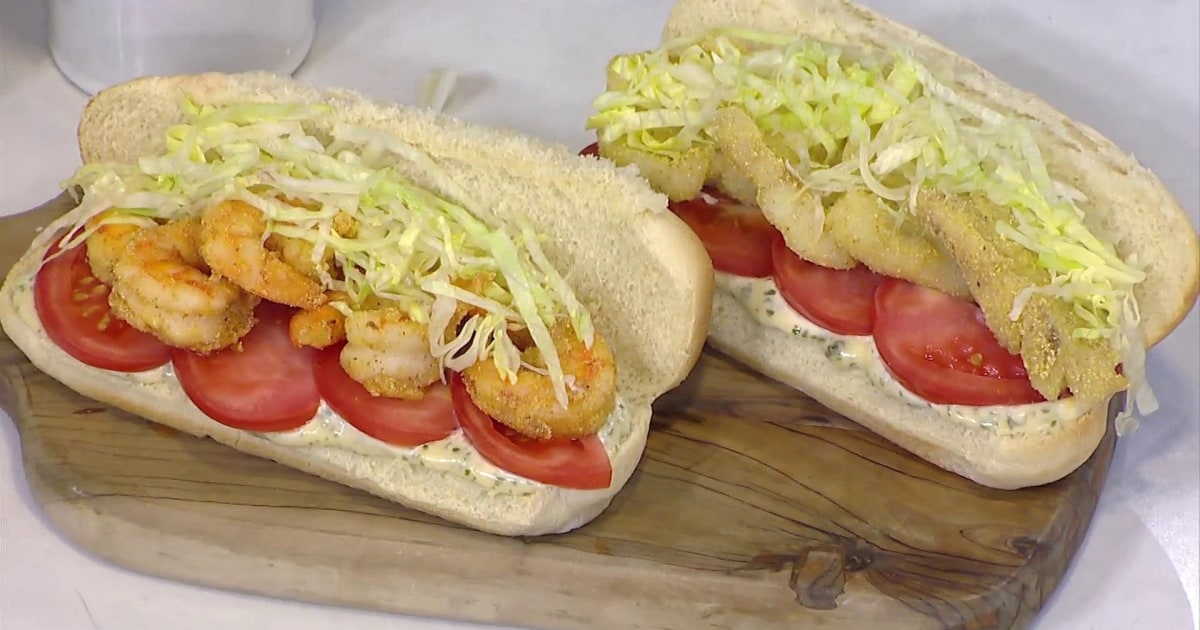 How to make the perfect crispy fried fish and shrimp po’boys