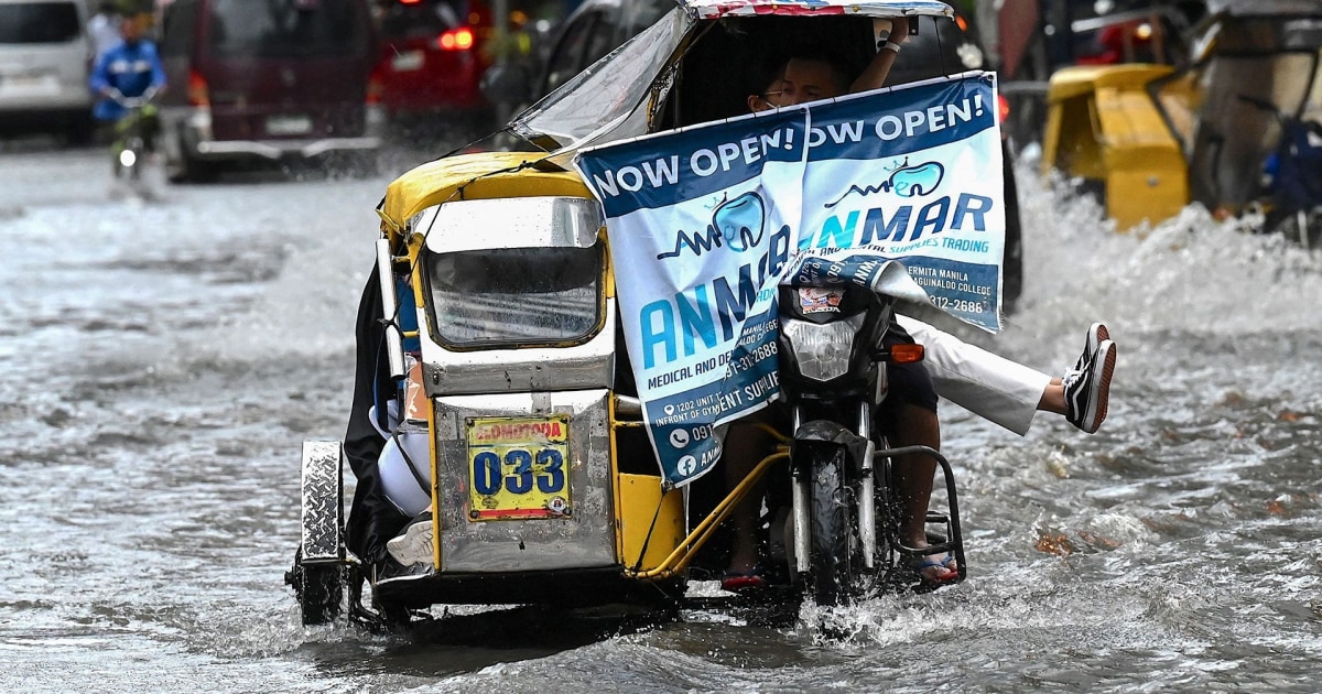 Dangerous flooding in the Philippines leaves at least 47 dead