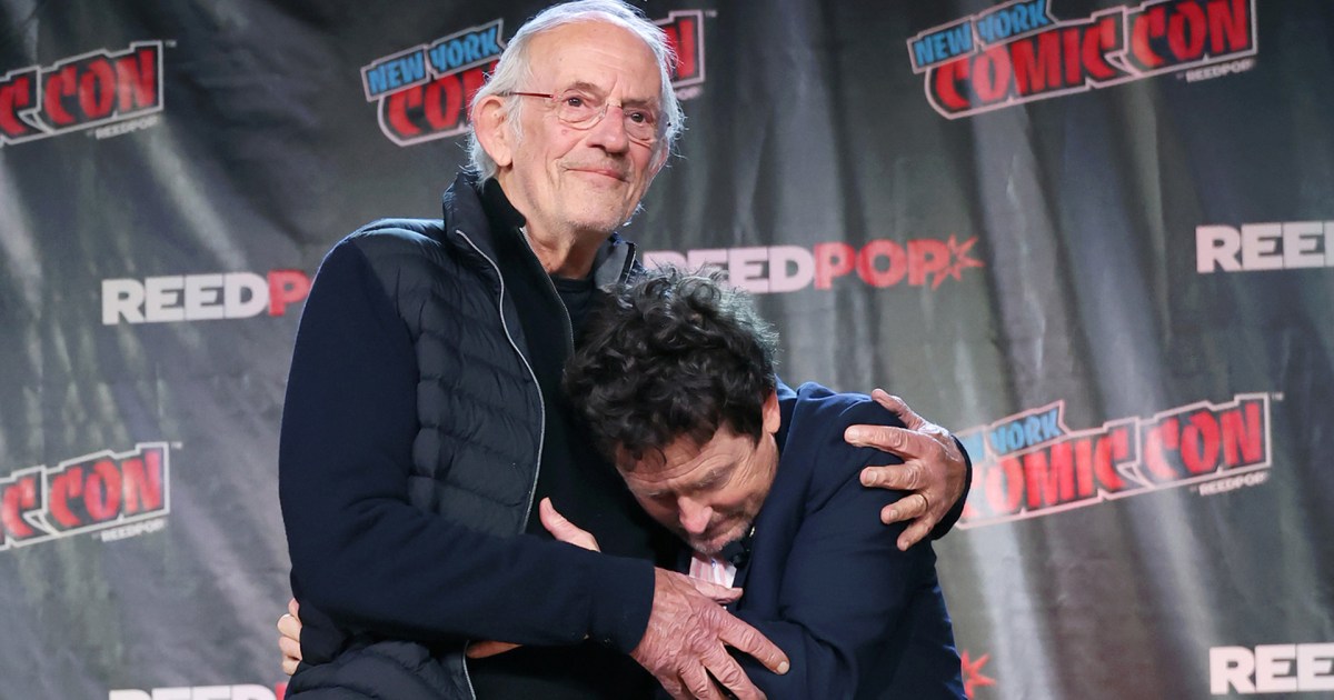 ‘Back to the Future’ stars Michael J. Fox, Christopher Lloyd reunite