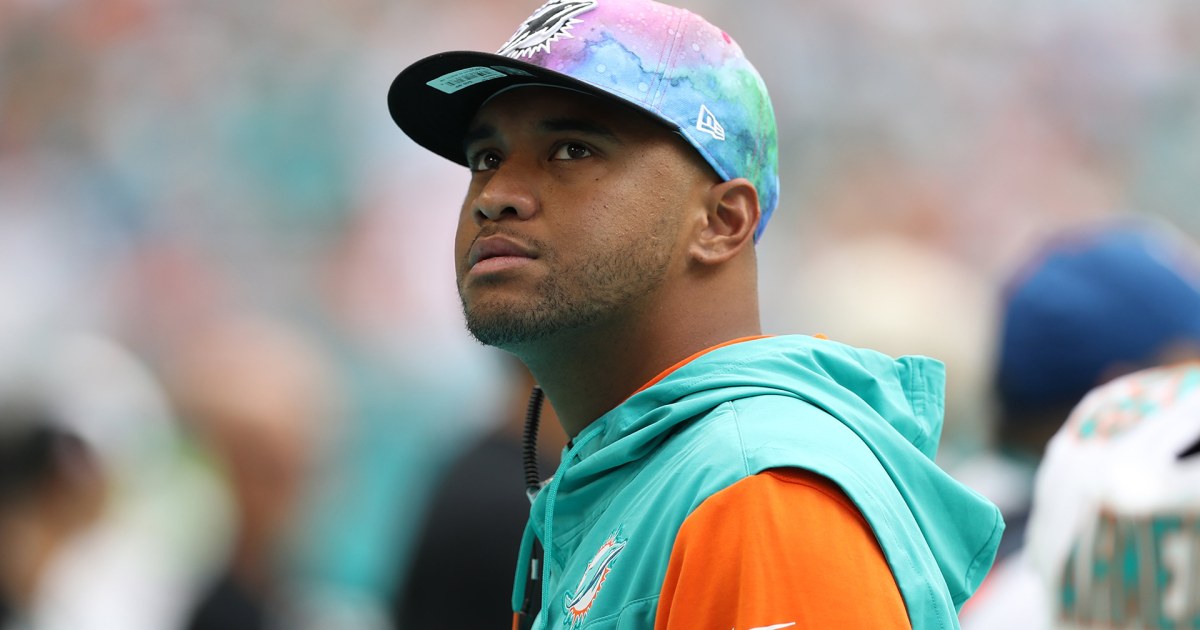 Tua Tagovailoa defends decision to return to field after head injury