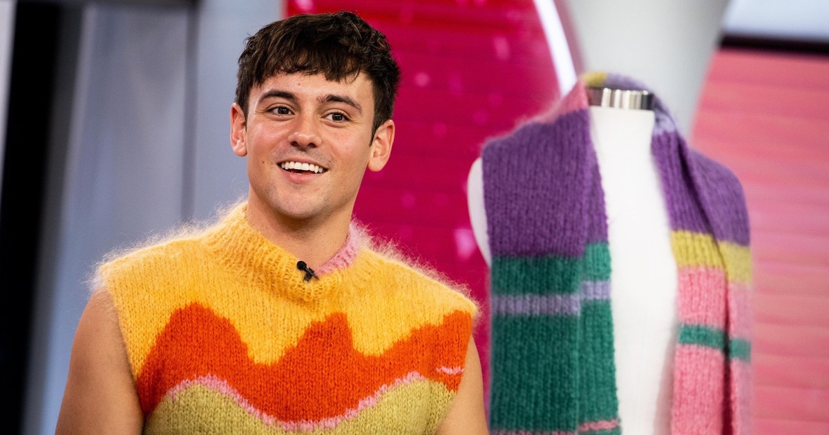 Diver Tom Daley says knitting was his 'super power' at Olympics