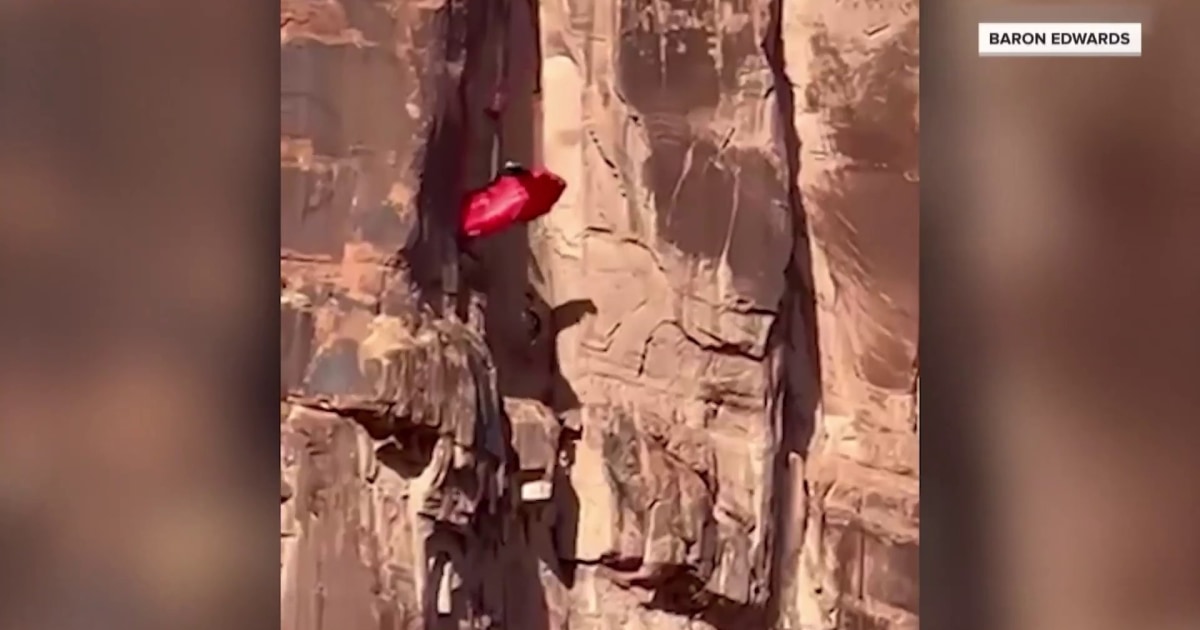 Caught on camera: Base jumper crashes into cliff in Moab