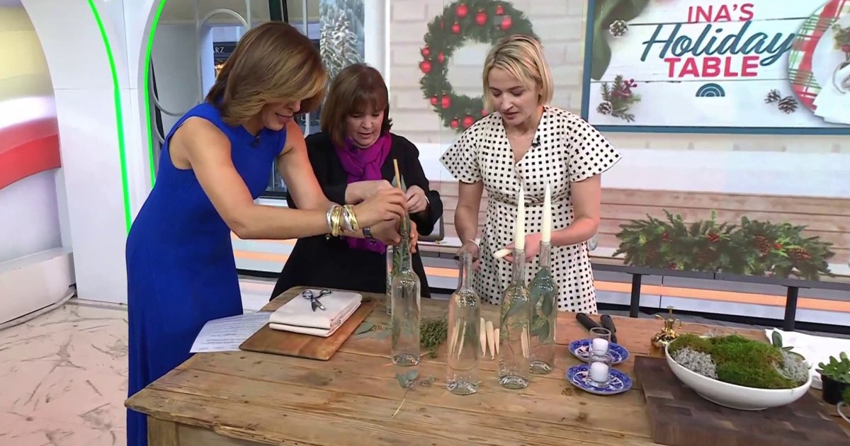 Ina Garten, Erin French shows you easy ways to dress up your table ...