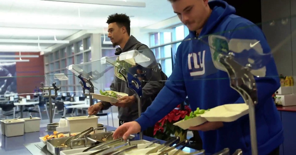 Go inside the kitchen that feeds the New York Giants