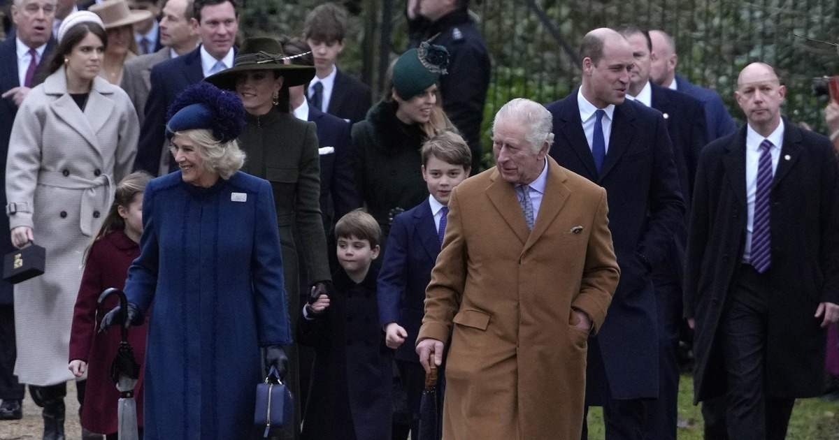 Royal family celebrates first Christmas without Queen Elizabeth