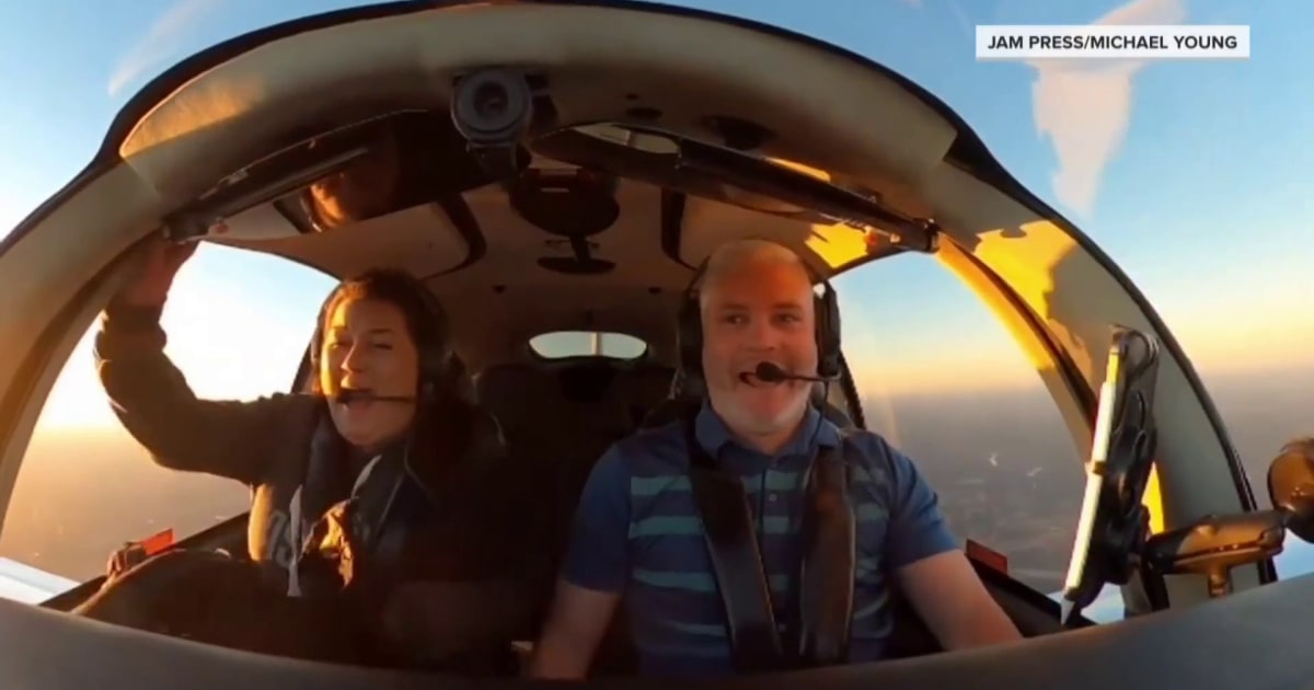 Pilot pranks sleeping wife with negative-G wake-up call