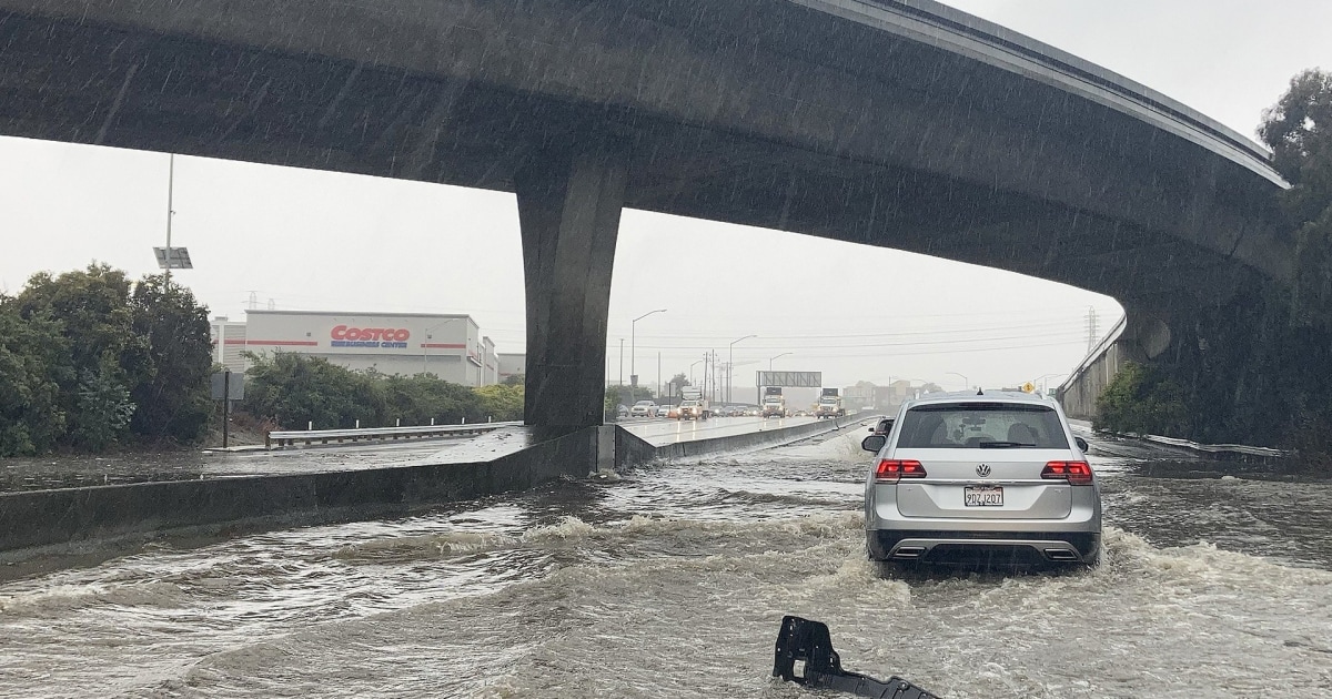 Highway 101 reopens after ‘atmospheric river’ drenches Bay Area