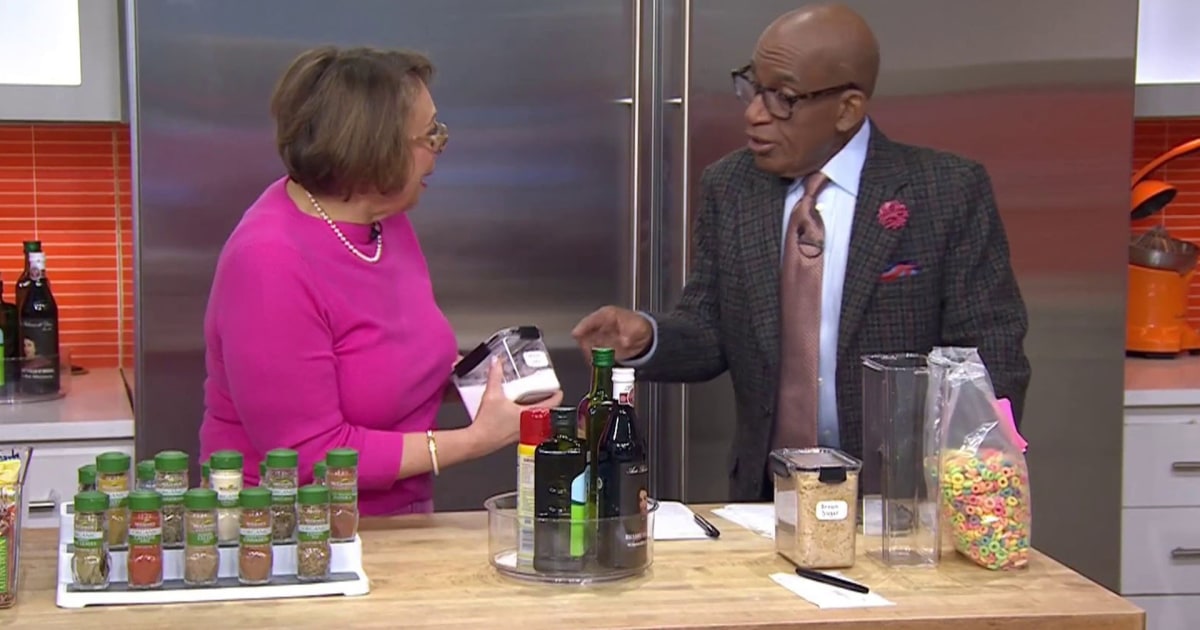 Babs Costello shows how to clean up a messy pantry